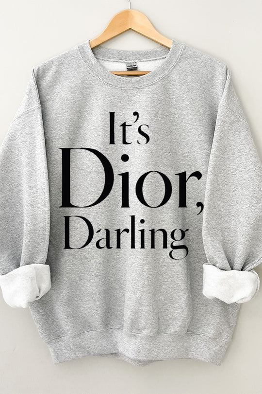 It's Dior Darling Unisex Sweatshirt | Premium Cotton Crew Neck – The ...